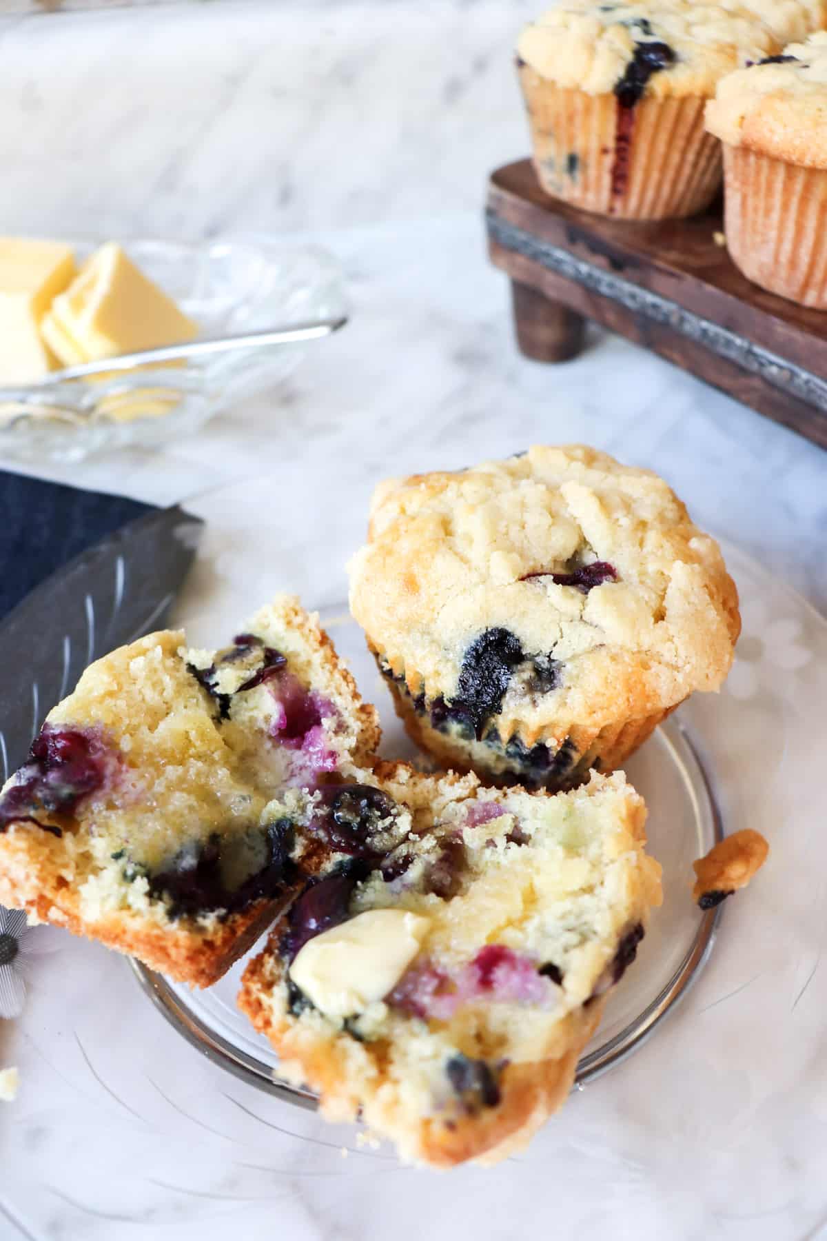 Buttermilk Blueberry Muffins Recipe - Living in Normal