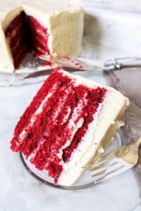 Grandma's Old Fashioned Red Velvet Cake Recipe - Living in Normal
